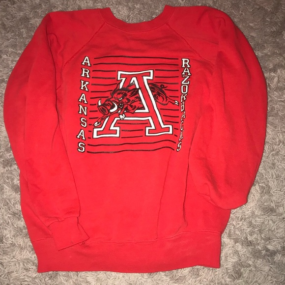 Tops | Vintage Razorback Sweatshirt | Poshmark
